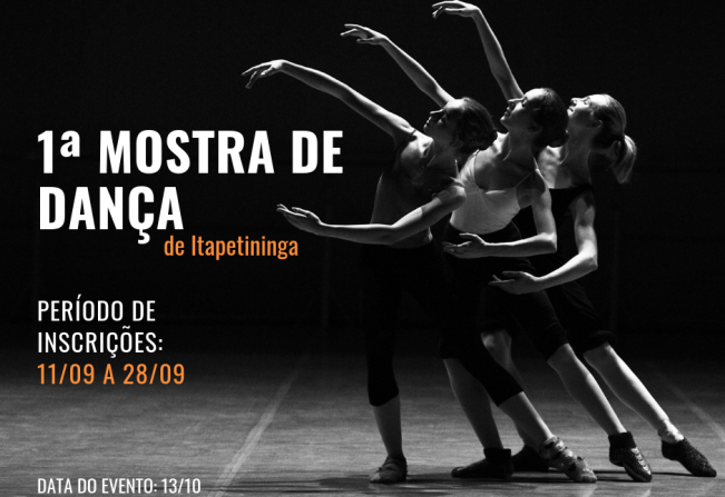 Notícia - 1ª Mostra Livre de Dança - Prefeitura Municipal de ITAPETININGA