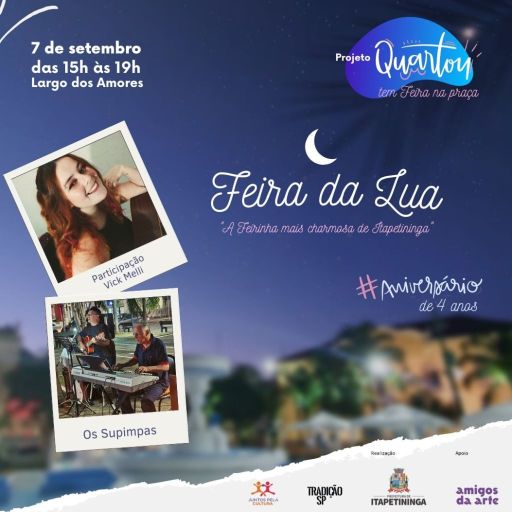Feira da Lua neste 7 de setembro a partir das 15h no Largo dos Amores ...